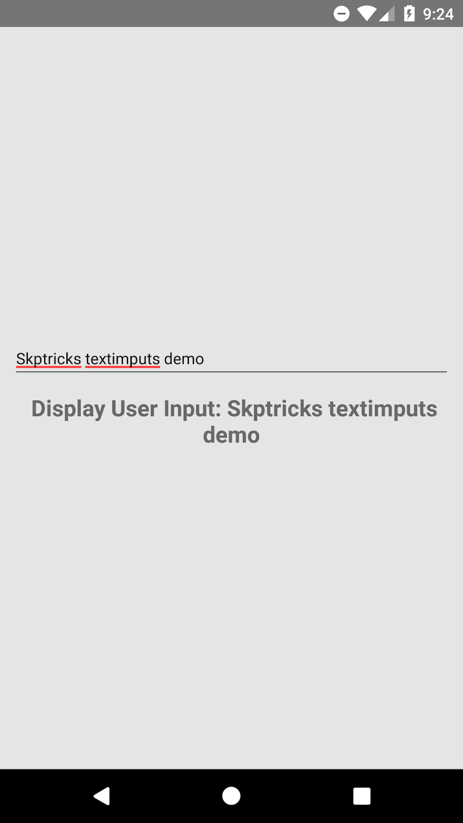 Working With Textinput Component In React Native Skptricks