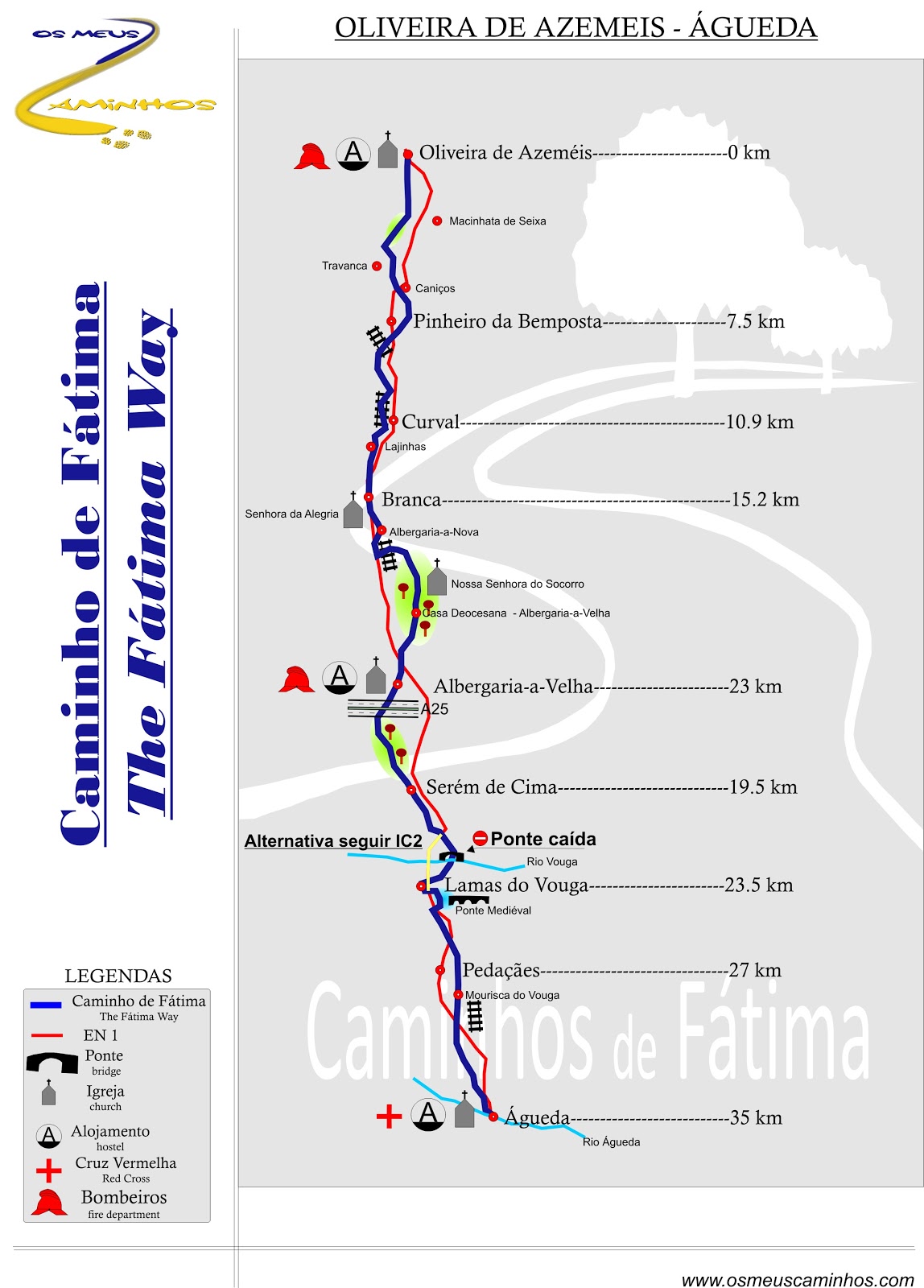 Os Meus Caminhos: Caminho de Fátima