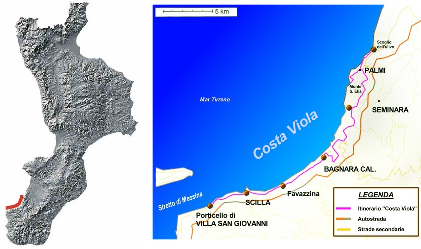 RICCHEZZE DI CALABRIA: COSTA VIOLA - TAUREANA - SPIAGGIA MARINELLA - PALMI