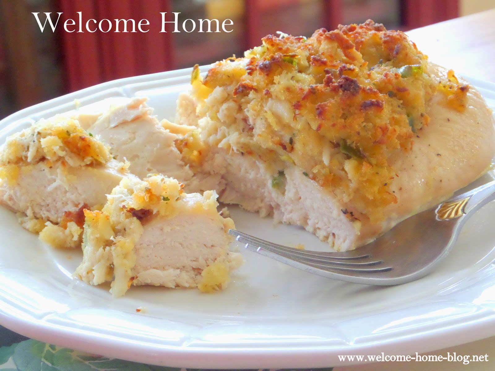 Welcome Home Blog: Crab Stuffed Chicken Breasts