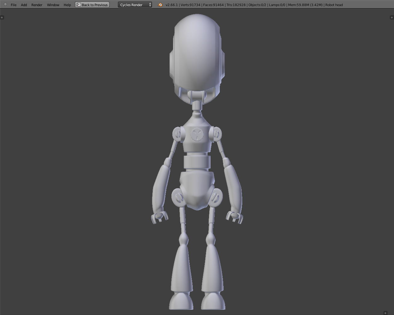 Love Into Blender: Modeling a robot part 1