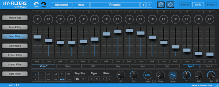 HY-Plugins updated HY-Filter2, HY-Mono & HY-Phaser plugins - SYNTH ANATOMY