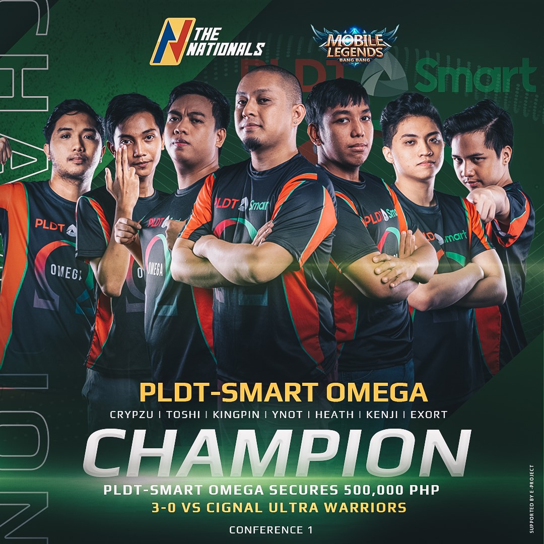 PLDT-Smart Omega wins The Nationals Mobile Legends Conference ...