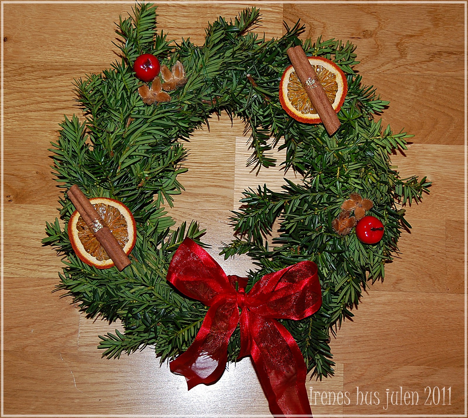 Irenes hus: Årets julkransar!