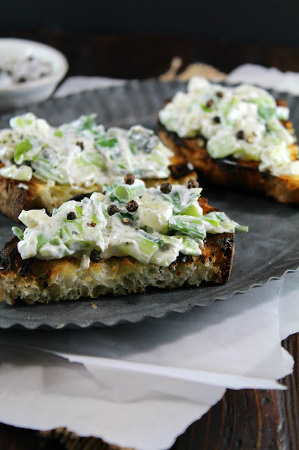 Authentic Suburban Gourmet: Grilled Scallion and Sour Cream Toasts ...