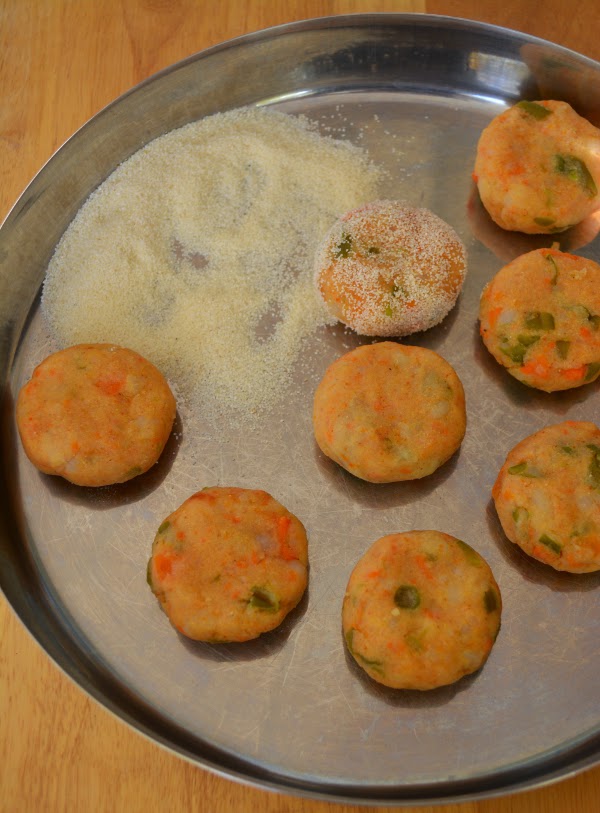 Veggie Platter: Vegetable Tikkis