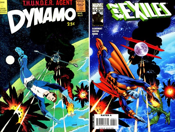 I love comic covers: Homage: Dynamo #3 / New Exiles #6