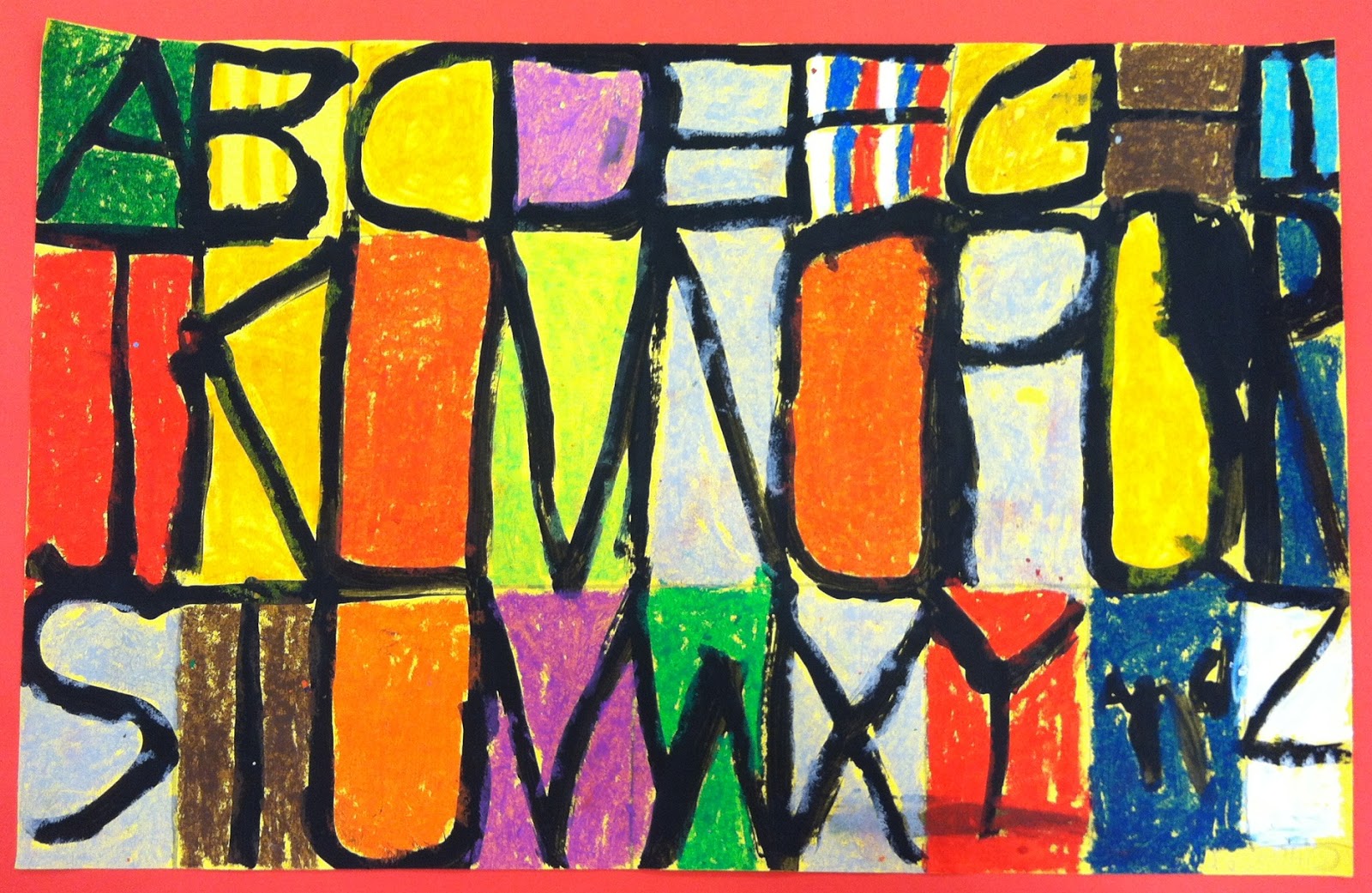 ART with Mrs. A: 1st Grade ABC Art