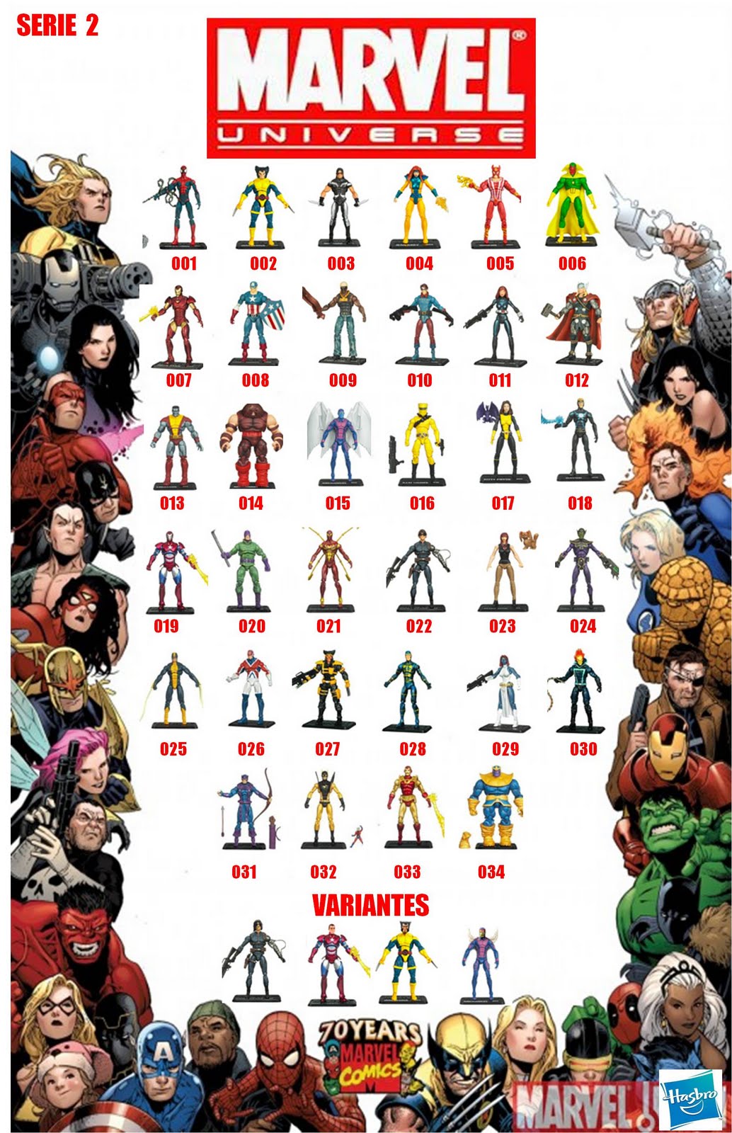 MARVELEANDO CON LOS HUEVONAZOS: MARVEL UNIVERSE CHECKLIST 2