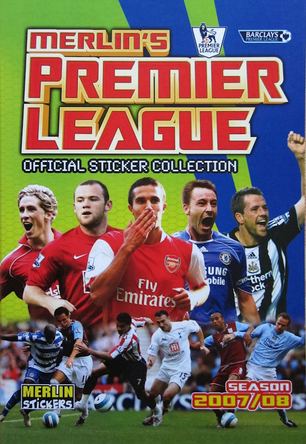 Football Cartophilic Info Exchange: Merlin - Premier League 2007/08