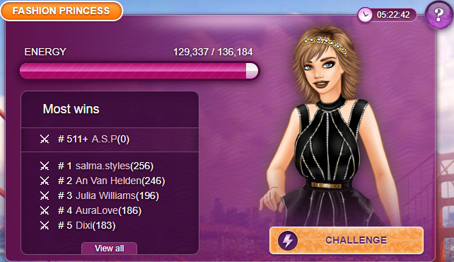 Lady Popular Fashion Arena: FASHION PRINCESS (BOSS EVENT)