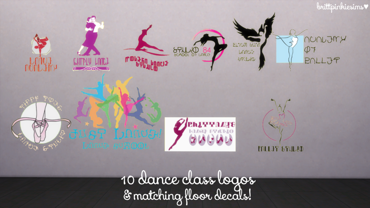 Sims 4 CC's - The Best: Dance Studio Stuff and Rooms by BrittPinkieSims
