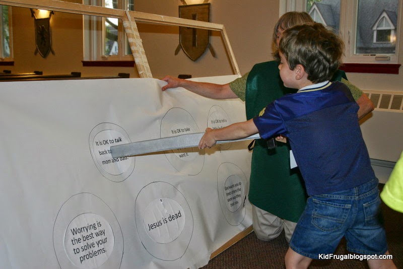 Kidfrugal: Sword Practice with the Word of God