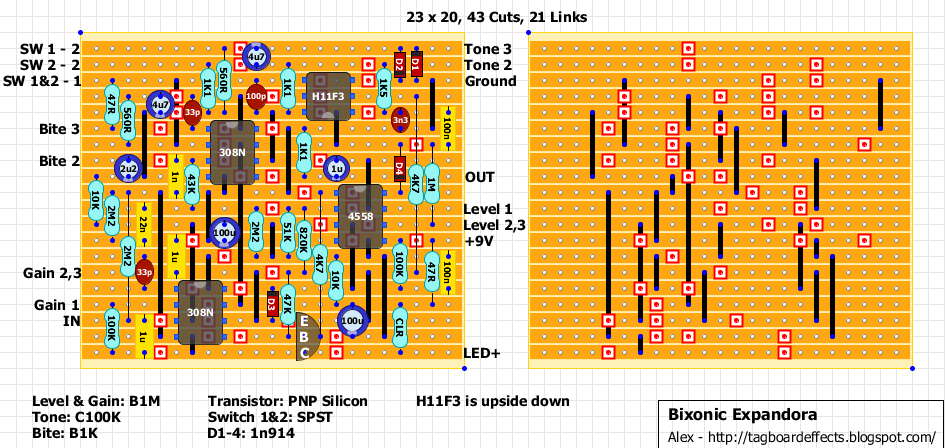 Guitar FX Layouts: Bixonic Expandora