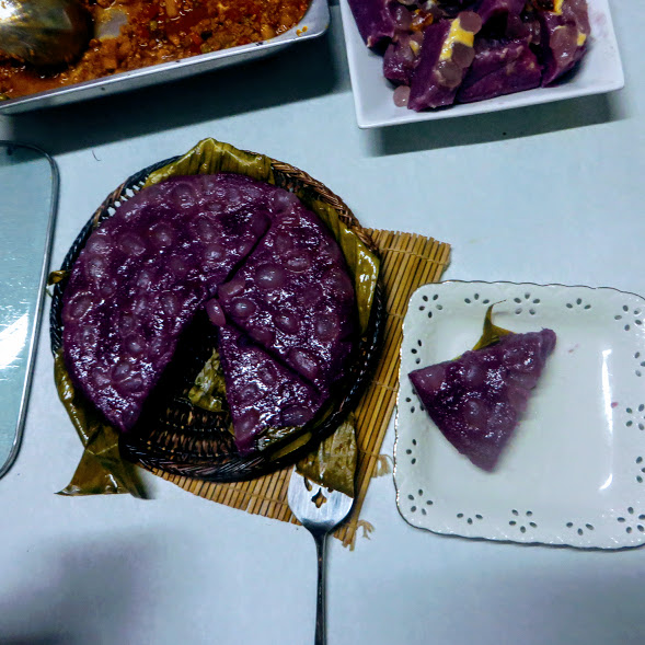 LUWEEH KITCHEN : Ube Cassava Cake Recipe (Steamed)