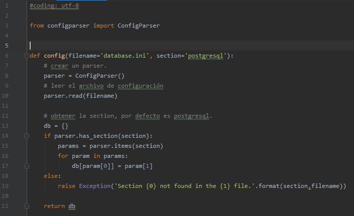 Conexion Python con PostgreSQL