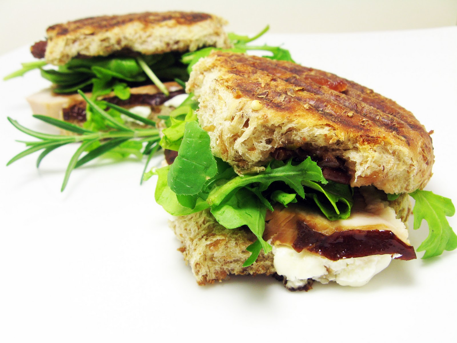 Burp! Recipes: Cherrywood Smoked Turkey Panini with Goat Cheese and ...