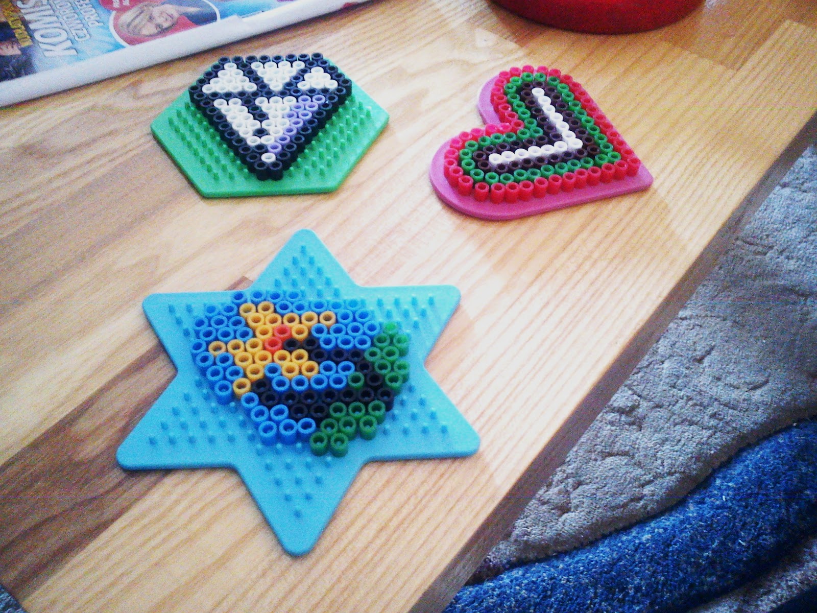 Coral - inn: Me and my sister's crafts - PYSSLA