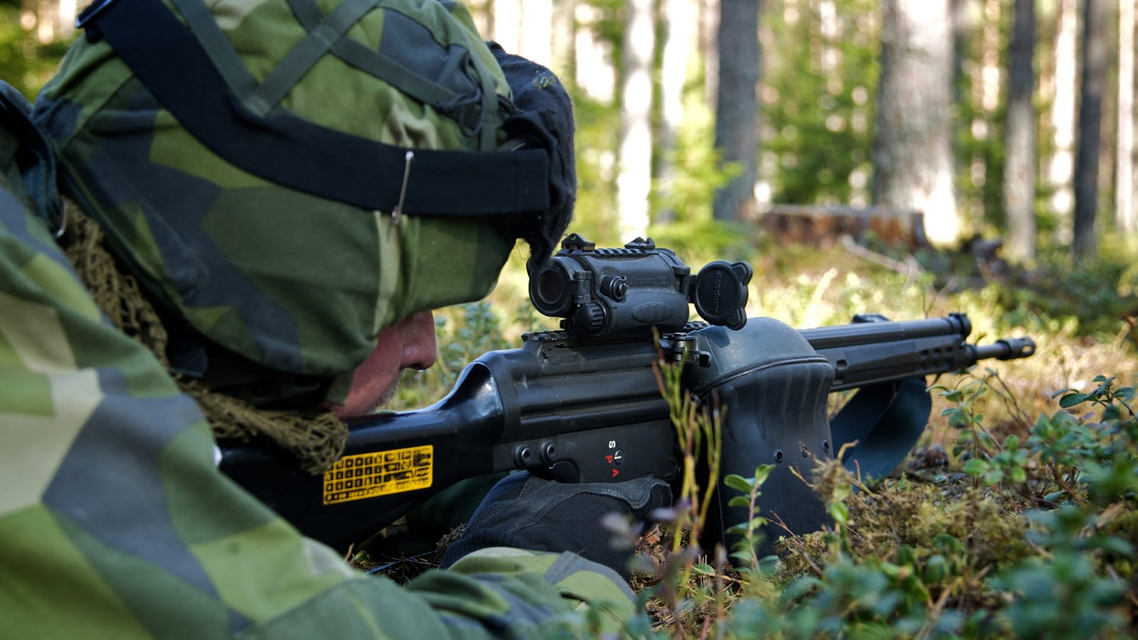 FDRA - Fuerza Terrestre: Fusil de asalto: Ak-4 (Suecia/Alemania)