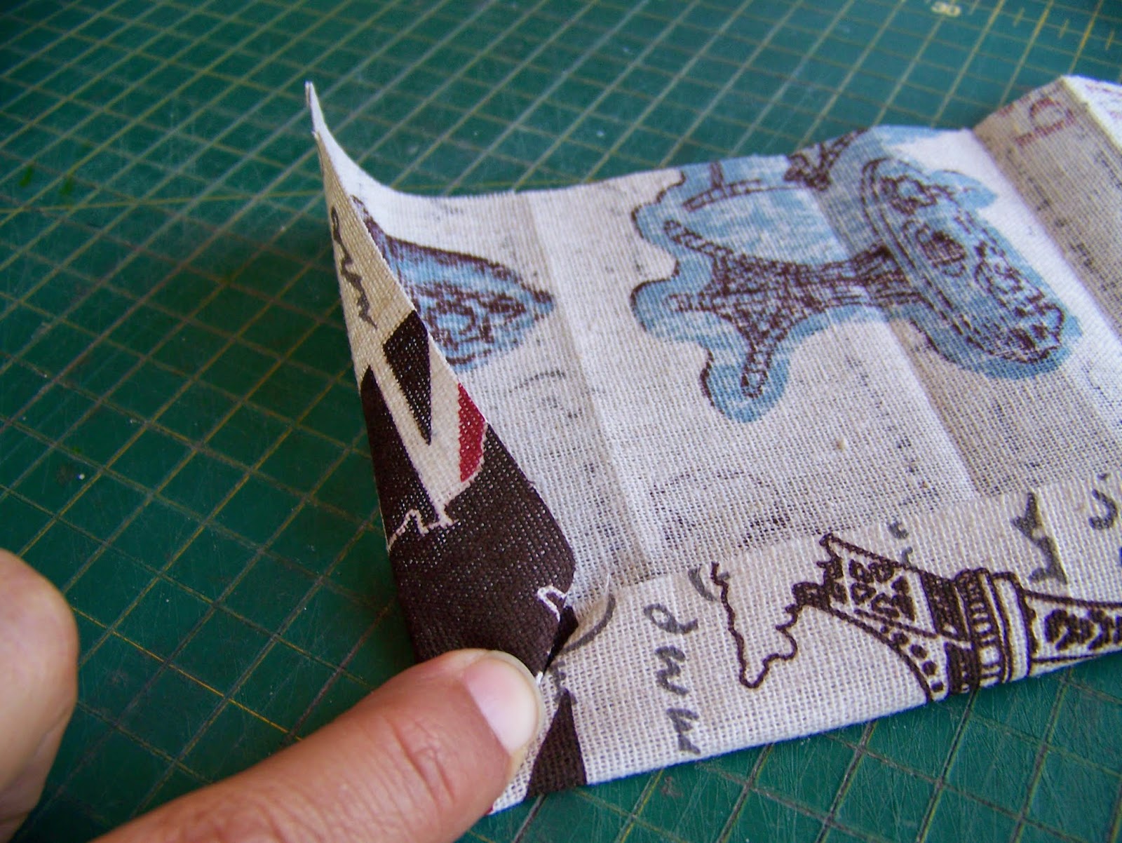 A Pretty Talent Blog: How to fold a neat corner