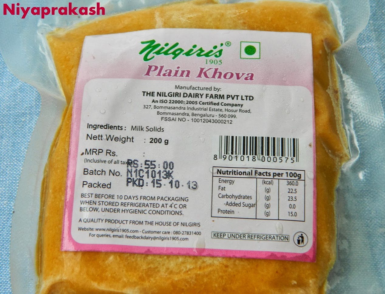 Niya's World: Unsweetened Khoya / Khoa / Khova / Mawa available ...