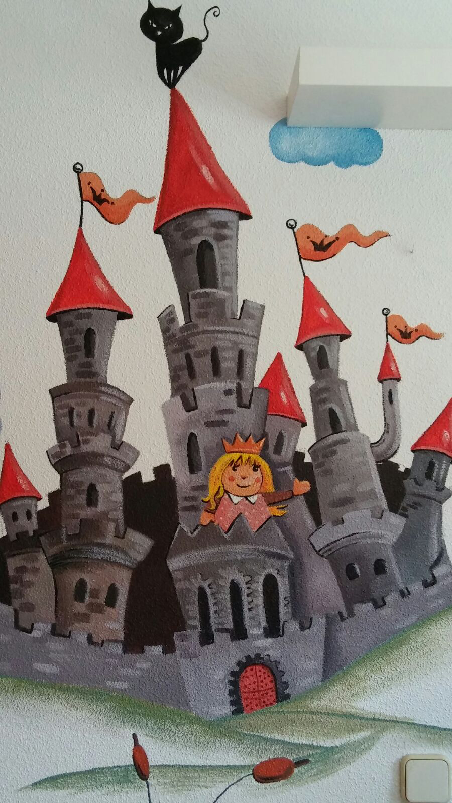 QUIEL RAMOS, ilustrador: Mural para la habitación de Sira