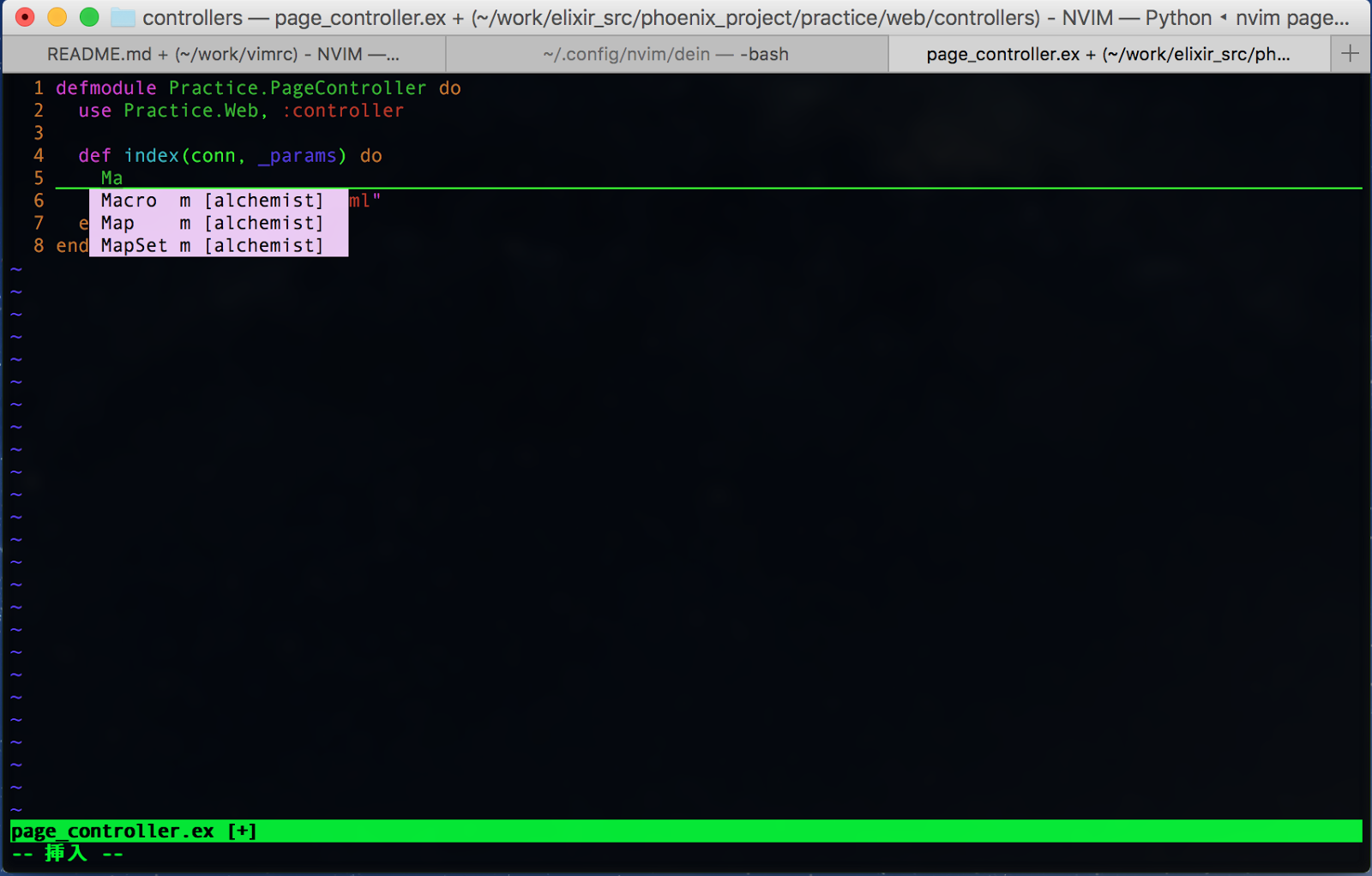 GitHub - darui00kara/dark_elixir: Dark-Elixir = NeoVim |> dein.vim(Dark power) |> Mix |> Elixir