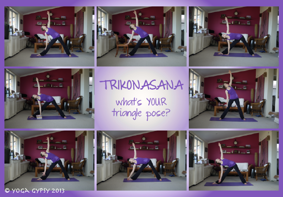 Yoga Gypsy: Yoga Tip Tuesdays - Triangle Pose: Choosing what's right ...