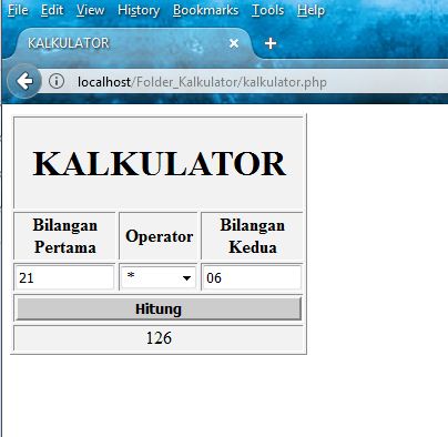 Cara Membuat Kalkulator Sederhana dari PHP Tampil dalam Satu Halaman ...