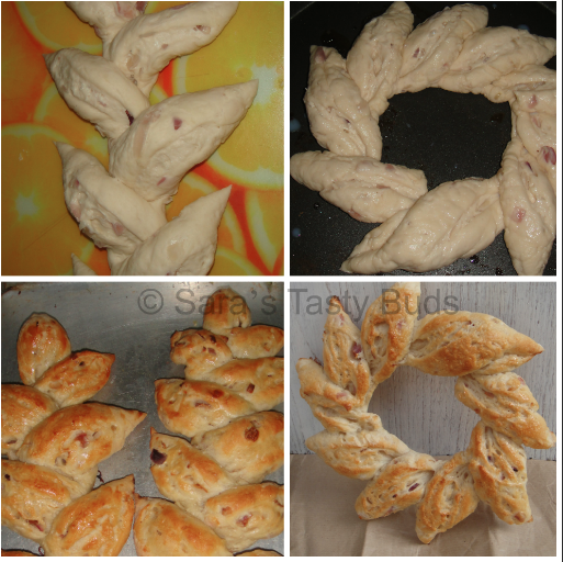 SARA'S TASTY BUDS: Pan d’Epi or Épis de Blé Wreath (Wheat Stalk Bread ...