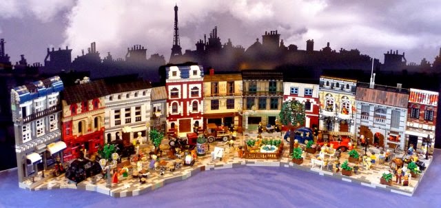 French Model Railway: Lego Depictions of Parisian Buildings