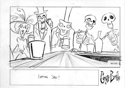 Living Lines Library: Corpse Bride (2005) - Storyboards