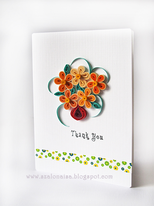 Handmade Thank You Cards Quilling at Alonzo Caraway blog