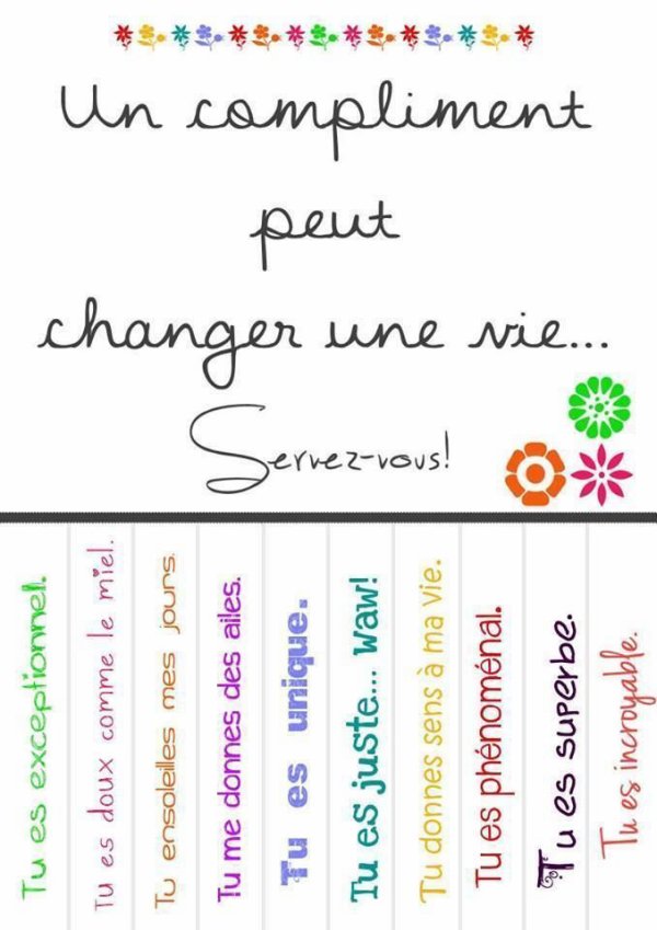 Distributeur de compliments ~ L'Art du bonheur