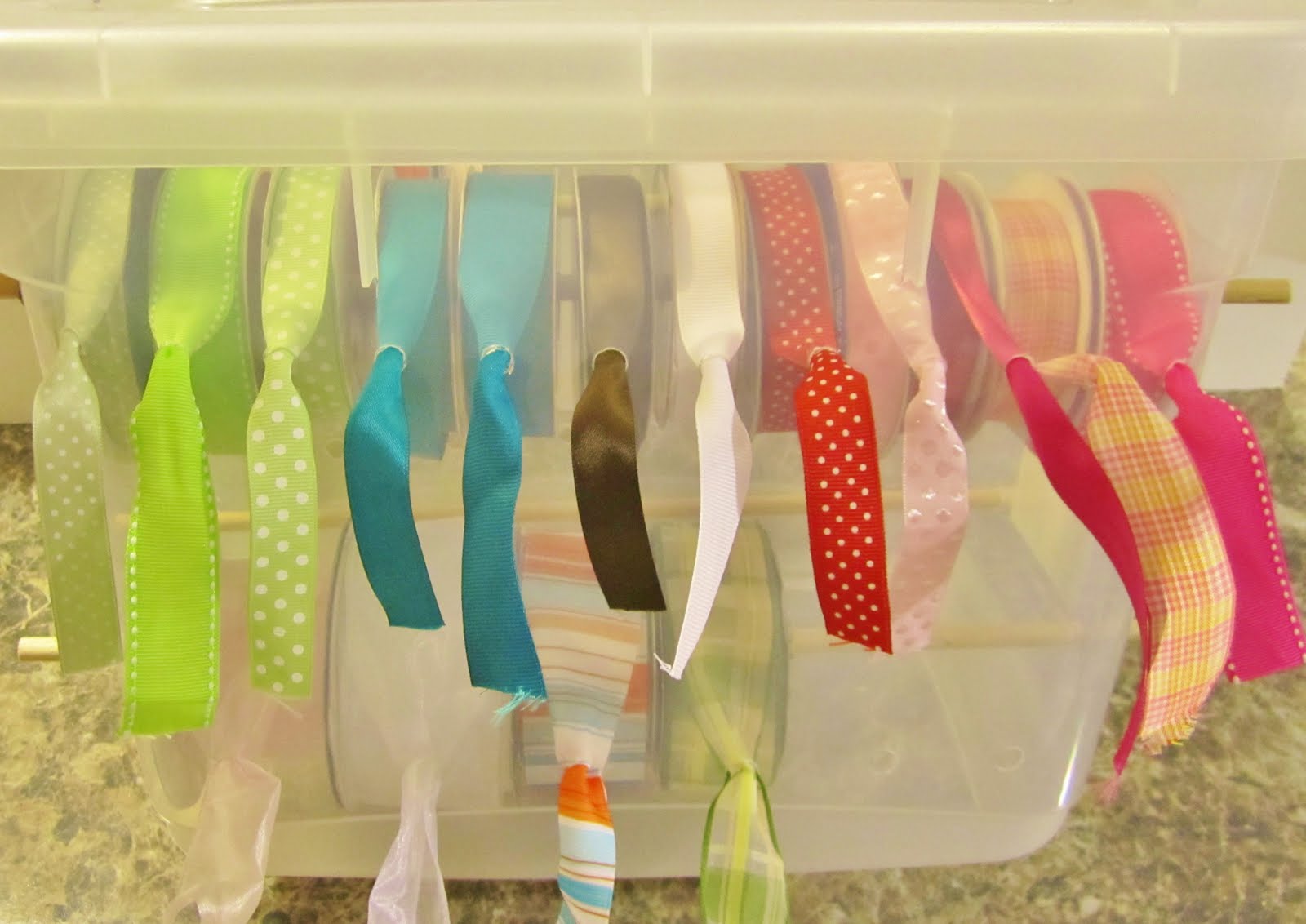 Life in the Motherhood: Ribbon Storage for the Space-Impaired