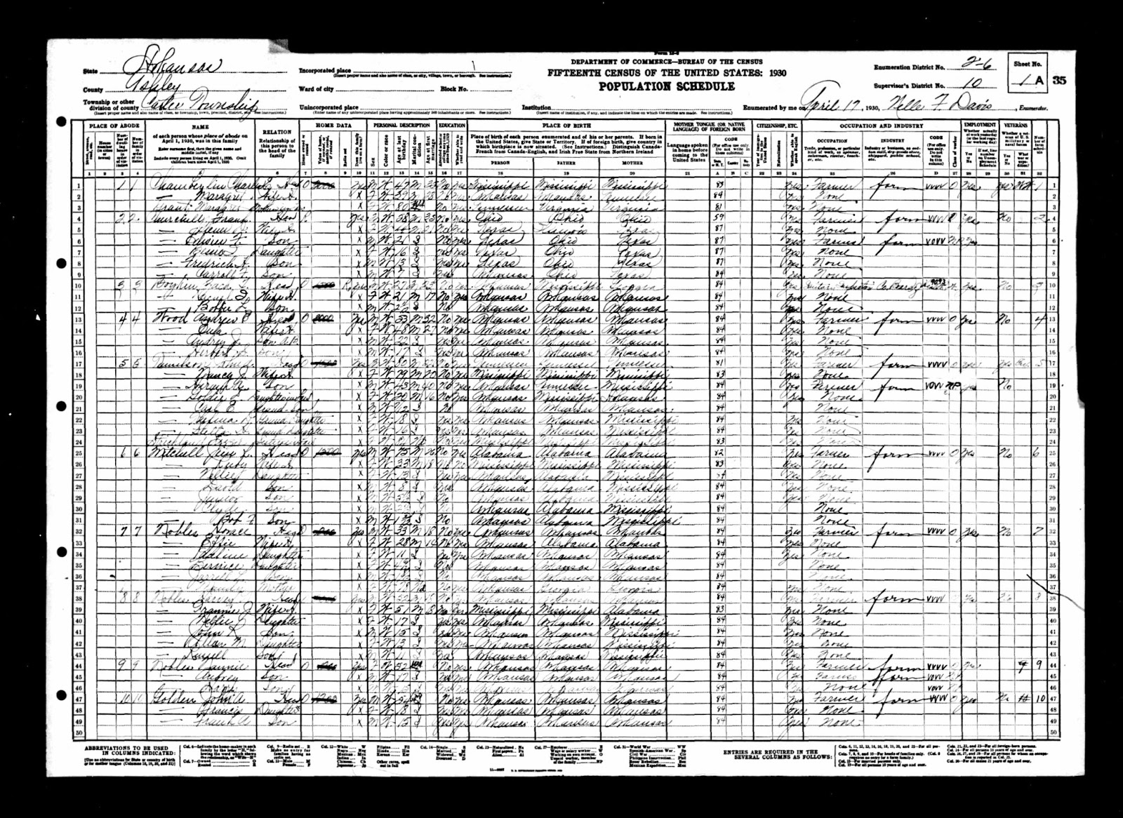 Noble Family Genealogy