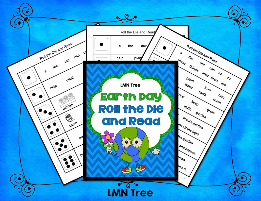 Earth Day: Roll the Dice and Read Activity Packet - Classroom Freebies