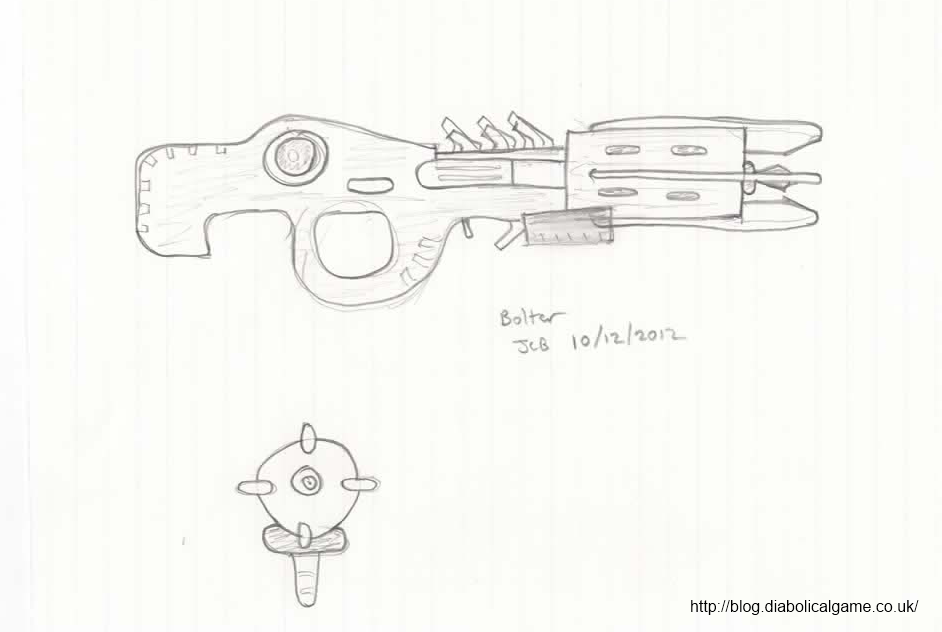 Diabolical: The Shooter: Sci-Fi Alien Weapons