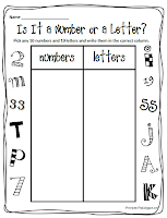 Peterson's Pad: Numbers or Letters Freebie