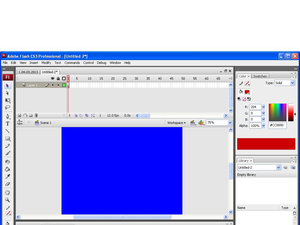 INFORMATICA: Como programar y publicar un archivo .swf en Adobe Flas cs3.