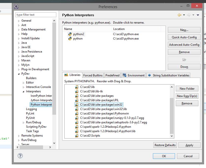 Apache Spark Eclipse And Python Getting Started With Eclipse Apache Spark And Python