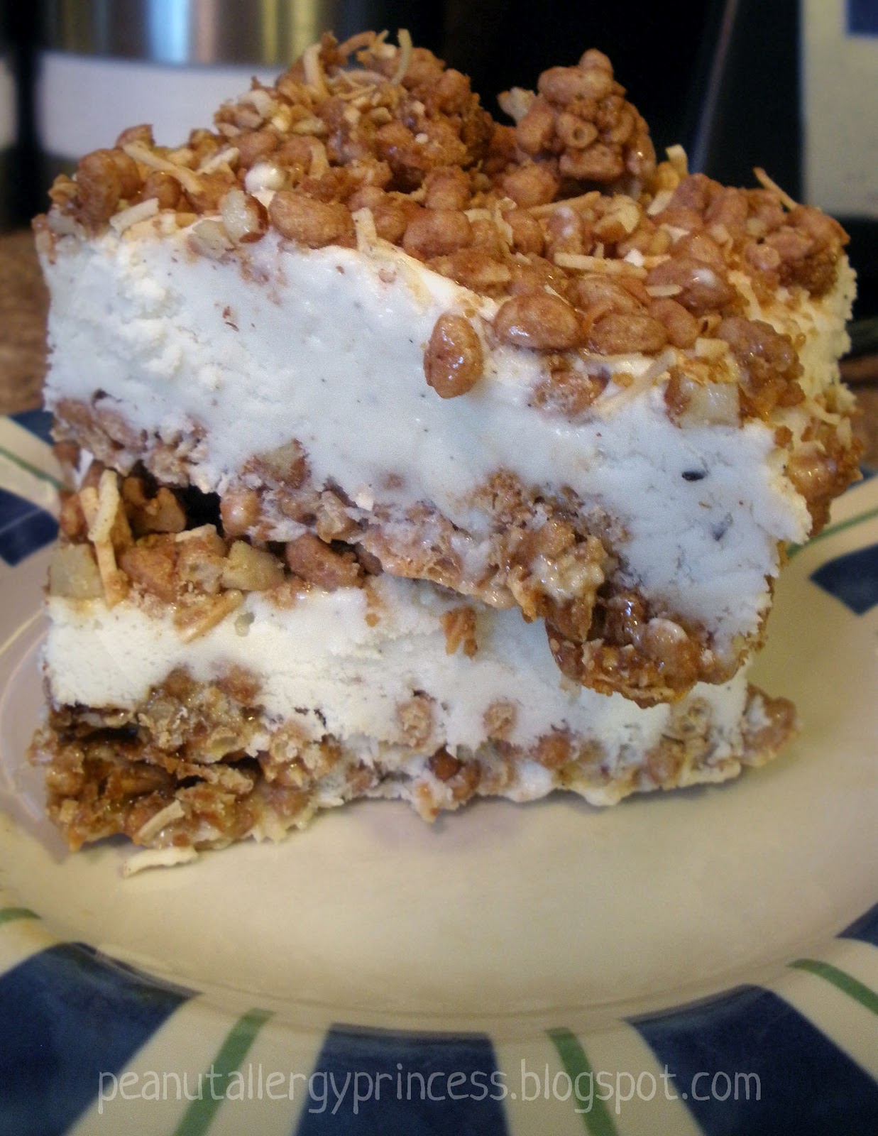Peanut Allergy Princess: Ice Cream Crunch Bars
