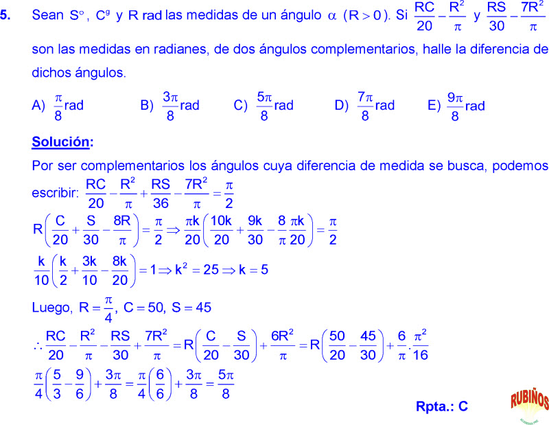 FÓRMULAS DE CONVERSIÓN DE MEDIDAS ANGULARES EJERCICIOS RESUELTOS