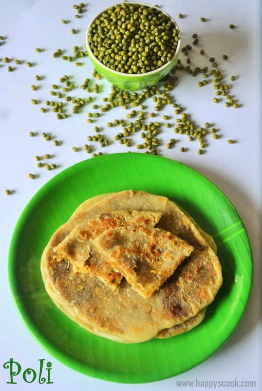 Poli Recipe | Pachapayaru Poli | Green Gram Poli | Payatham paruppu ...