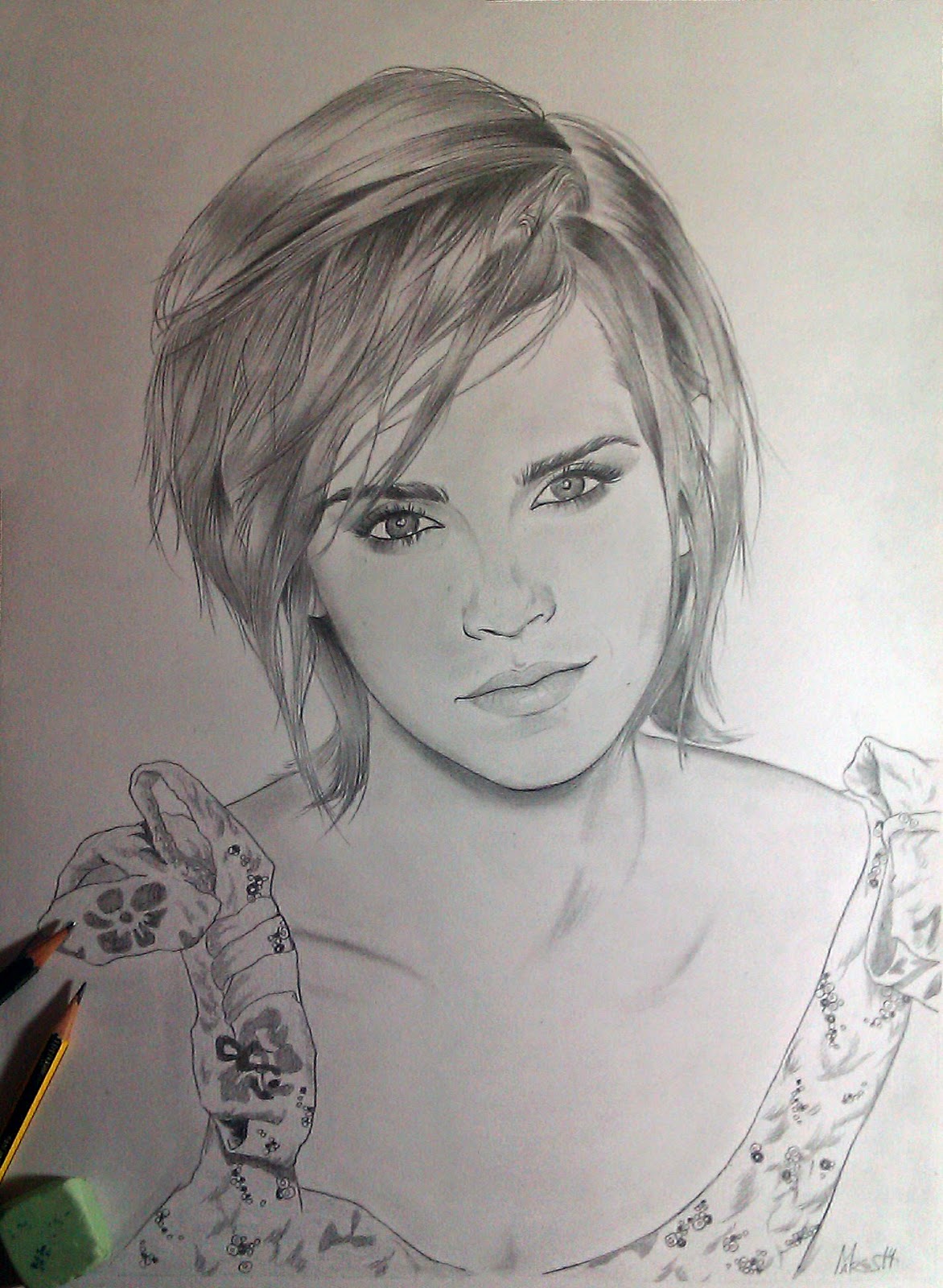 Dibujos y retratos: Emma Watson