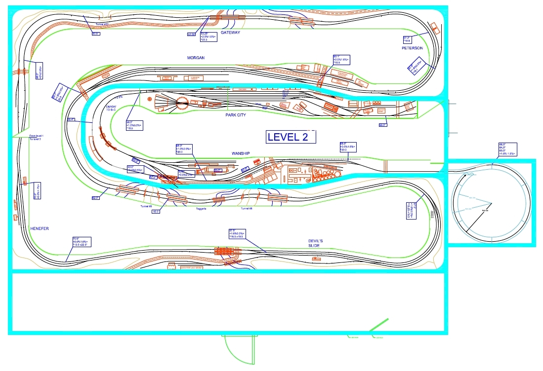 Union Pacific and Summit County Railroad: Track plan