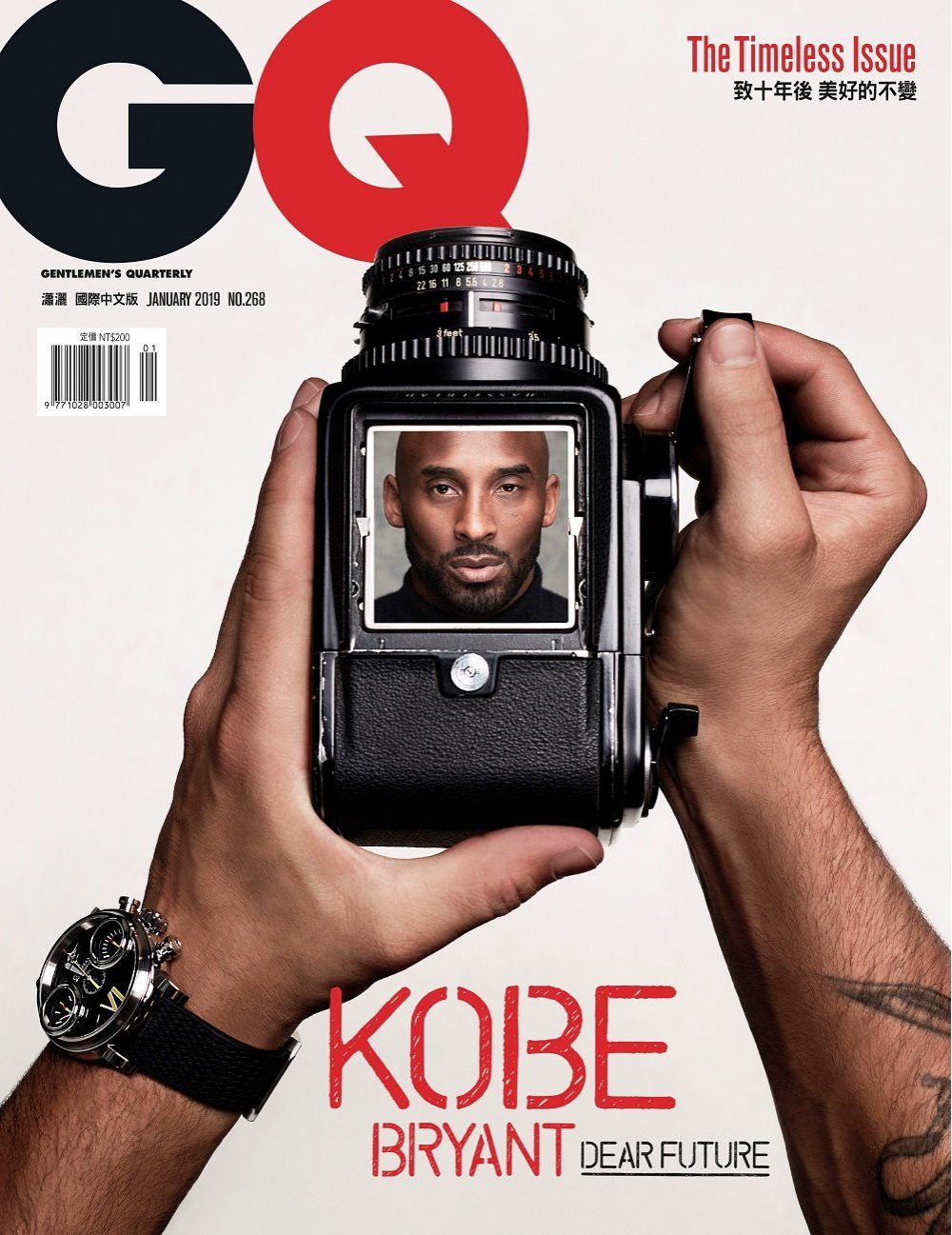 Kobe Bryant para GQ Taiwán Enero 2019