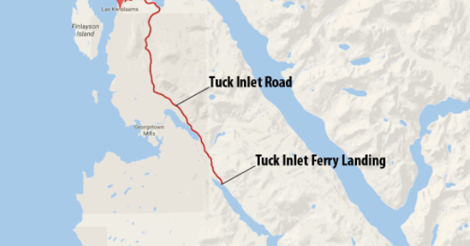 North Coast Review: Transportation Ministry highlights Tuck Inlet road ...