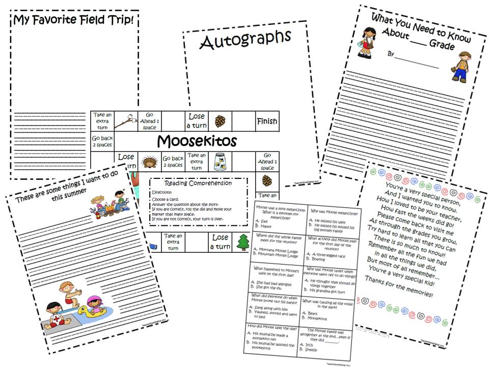 Teacher Gone Digital: Just Uploaded - Memory Book for the End of the Year