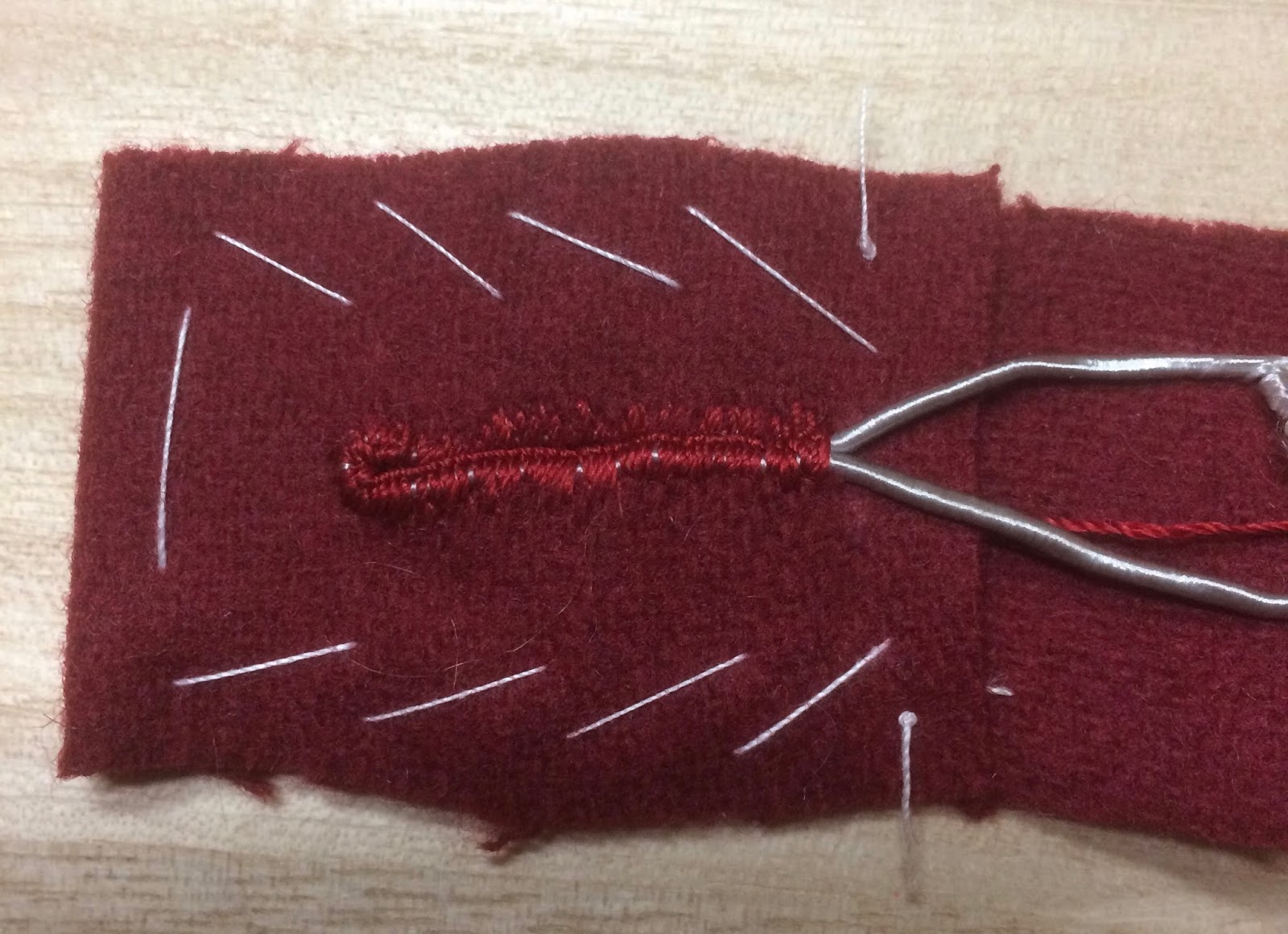 Queenie's Needlework: Friday Homework for Lesson 55: Tailor's ...